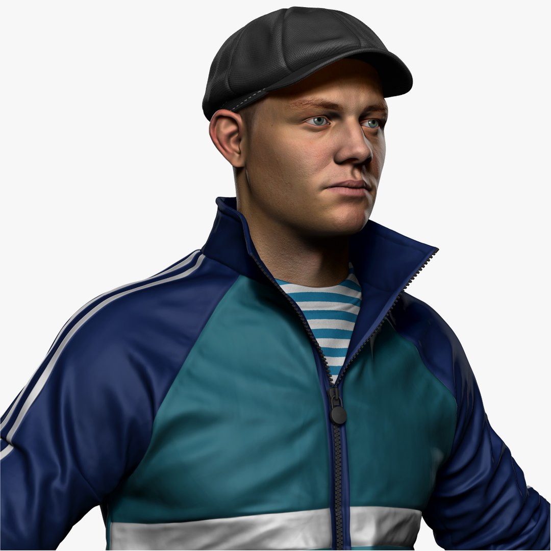 Russian hooligan zbrush 3D model - TurboSquid 1309515