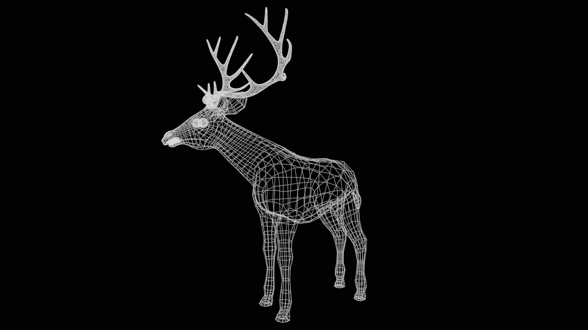 3D Model Deer Rig High-poly Textured - TurboSquid 2345361