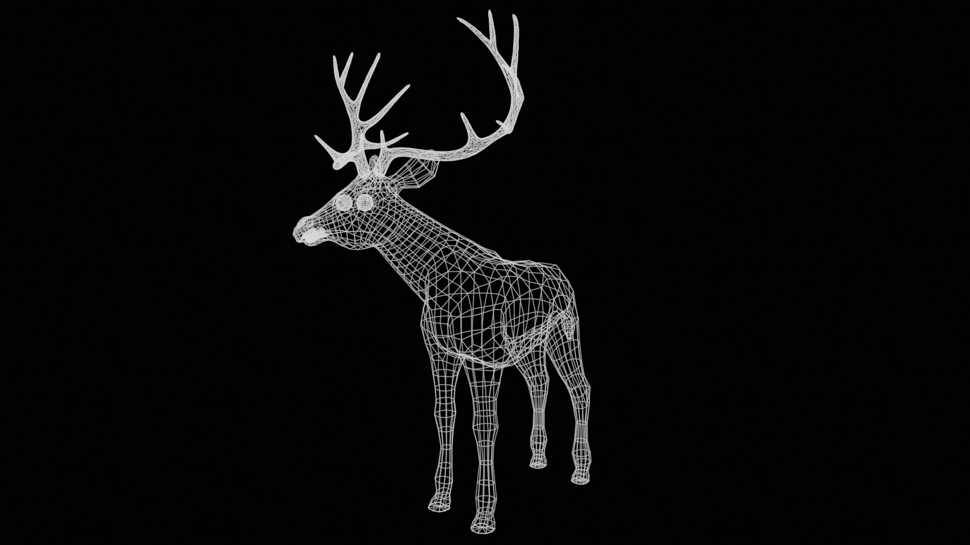 3D Model Deer Rig High-poly Textured - TurboSquid 2345361