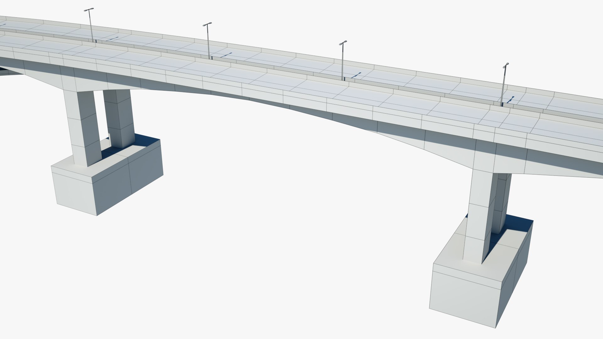 3D Highway Bridge Model - TurboSquid 1234878