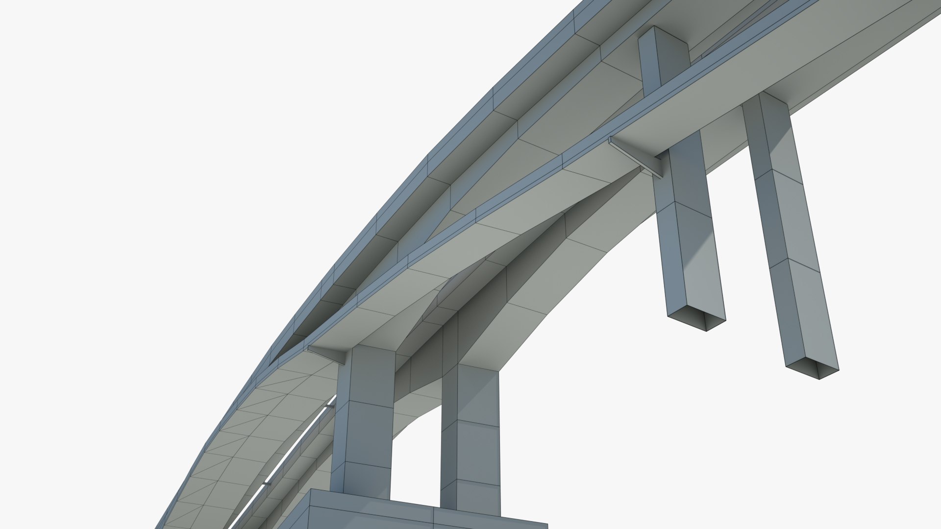 3D Highway Bridge Model - TurboSquid 1234878
