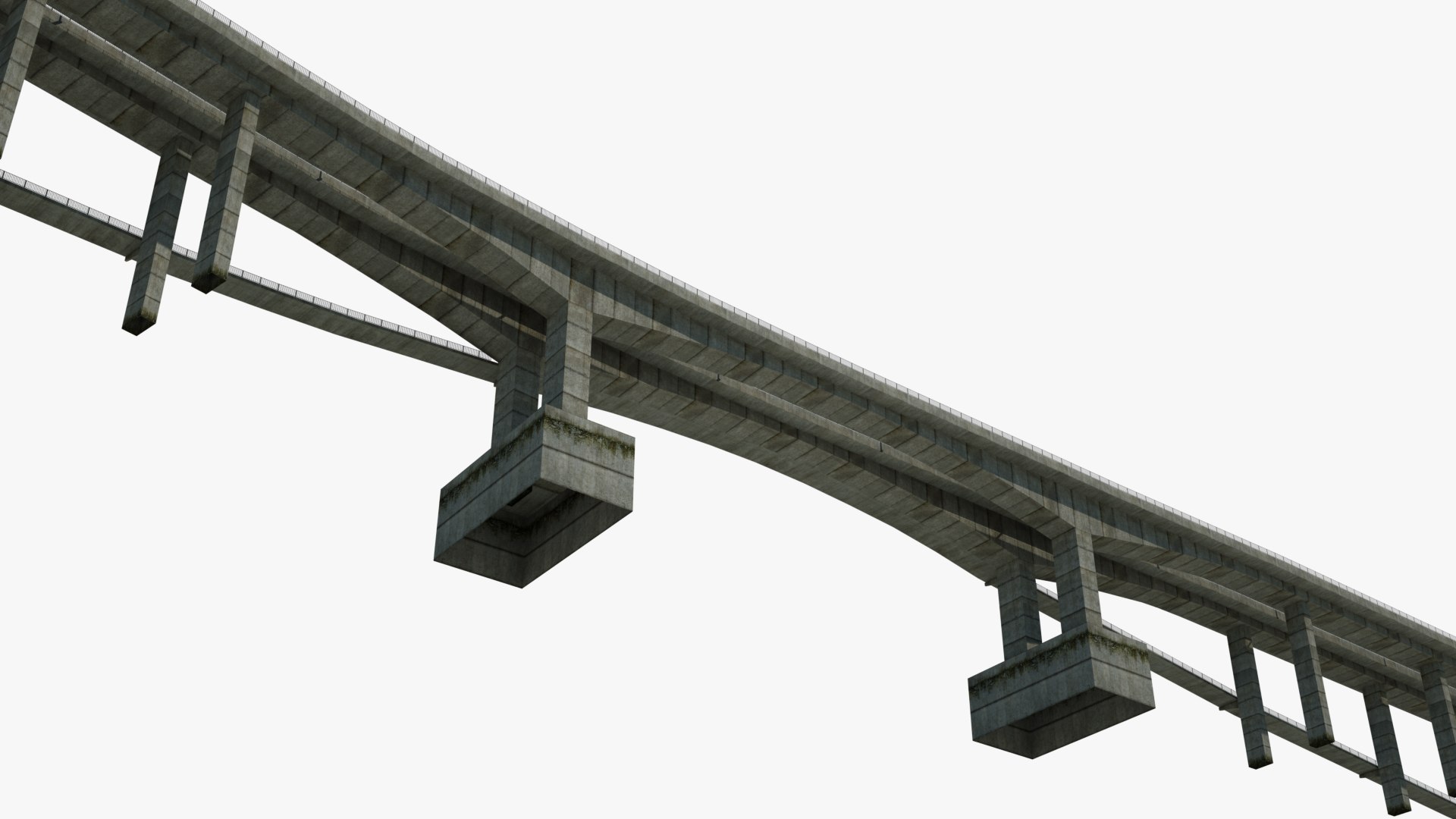 3D Highway Bridge Model - TurboSquid 1234878
