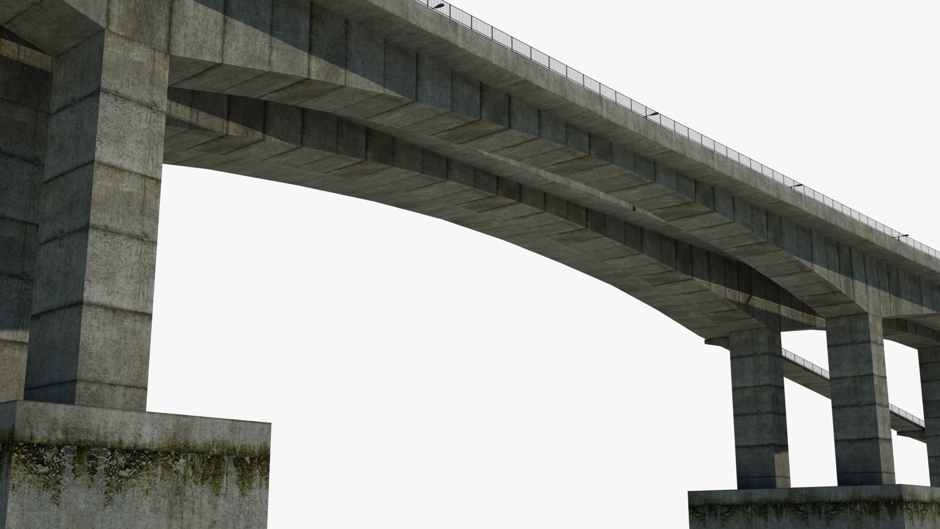 3D Highway Bridge Model - TurboSquid 1234878
