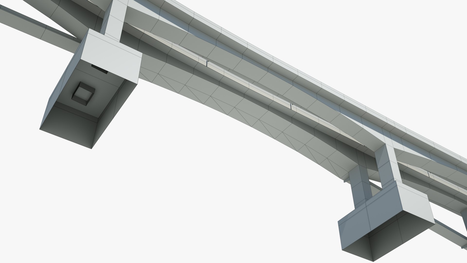 3D Highway Bridge Model - TurboSquid 1234878