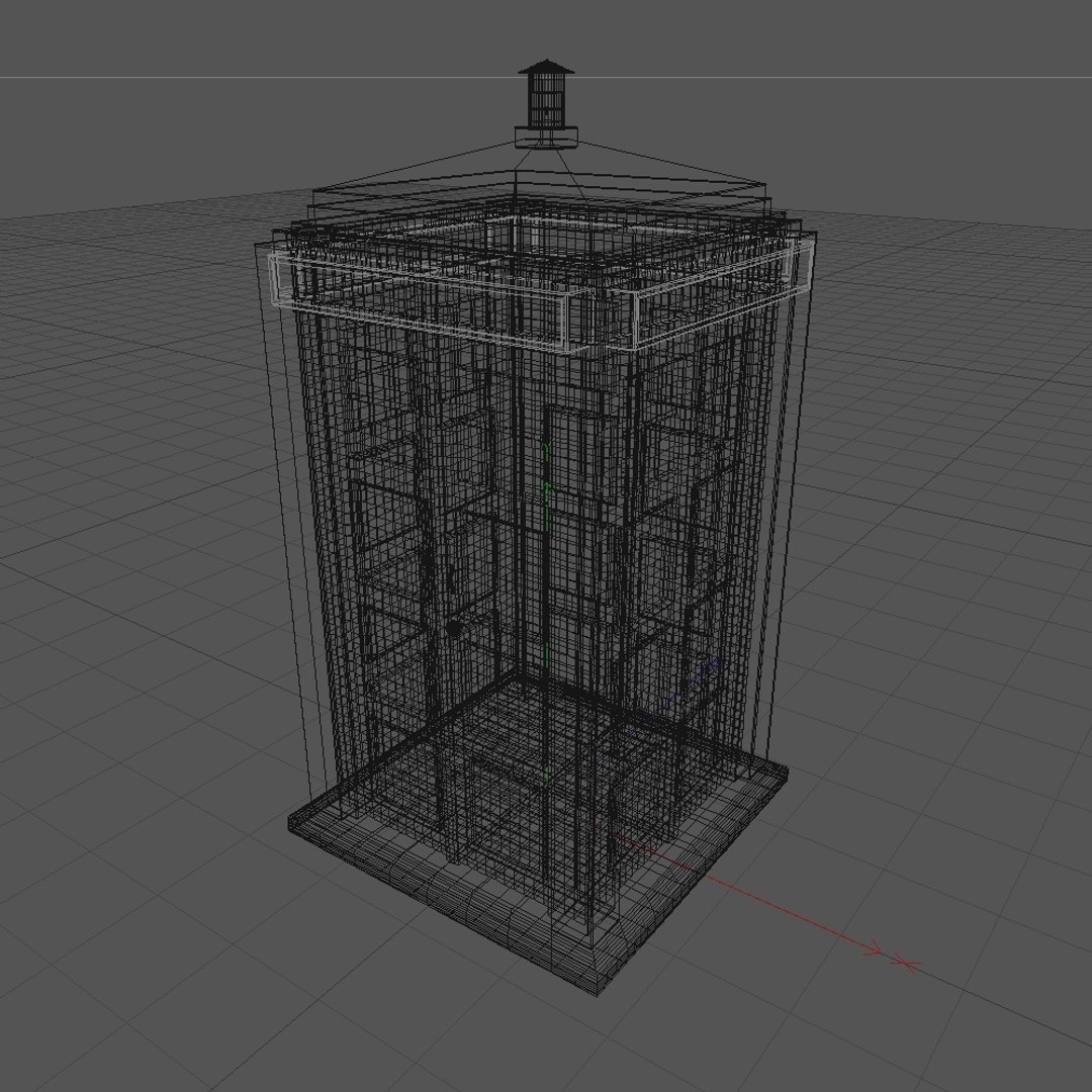 3d C4d Doctor Tardis