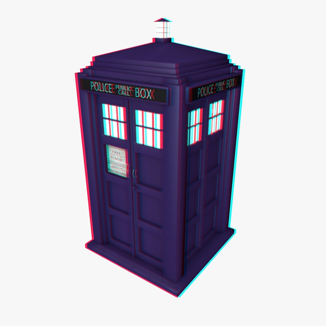 3d C4d Doctor Tardis