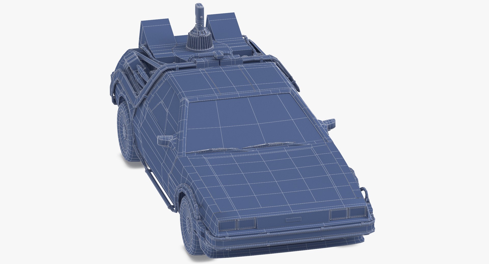 Delorean Driving 3D Model - TurboSquid 1339178