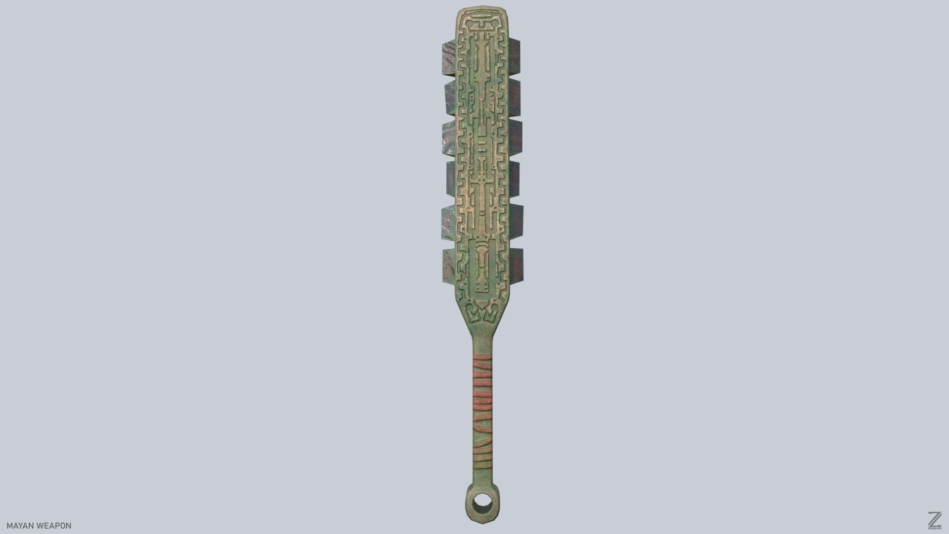 Mayan Weapon 3D Model - TurboSquid 2390728