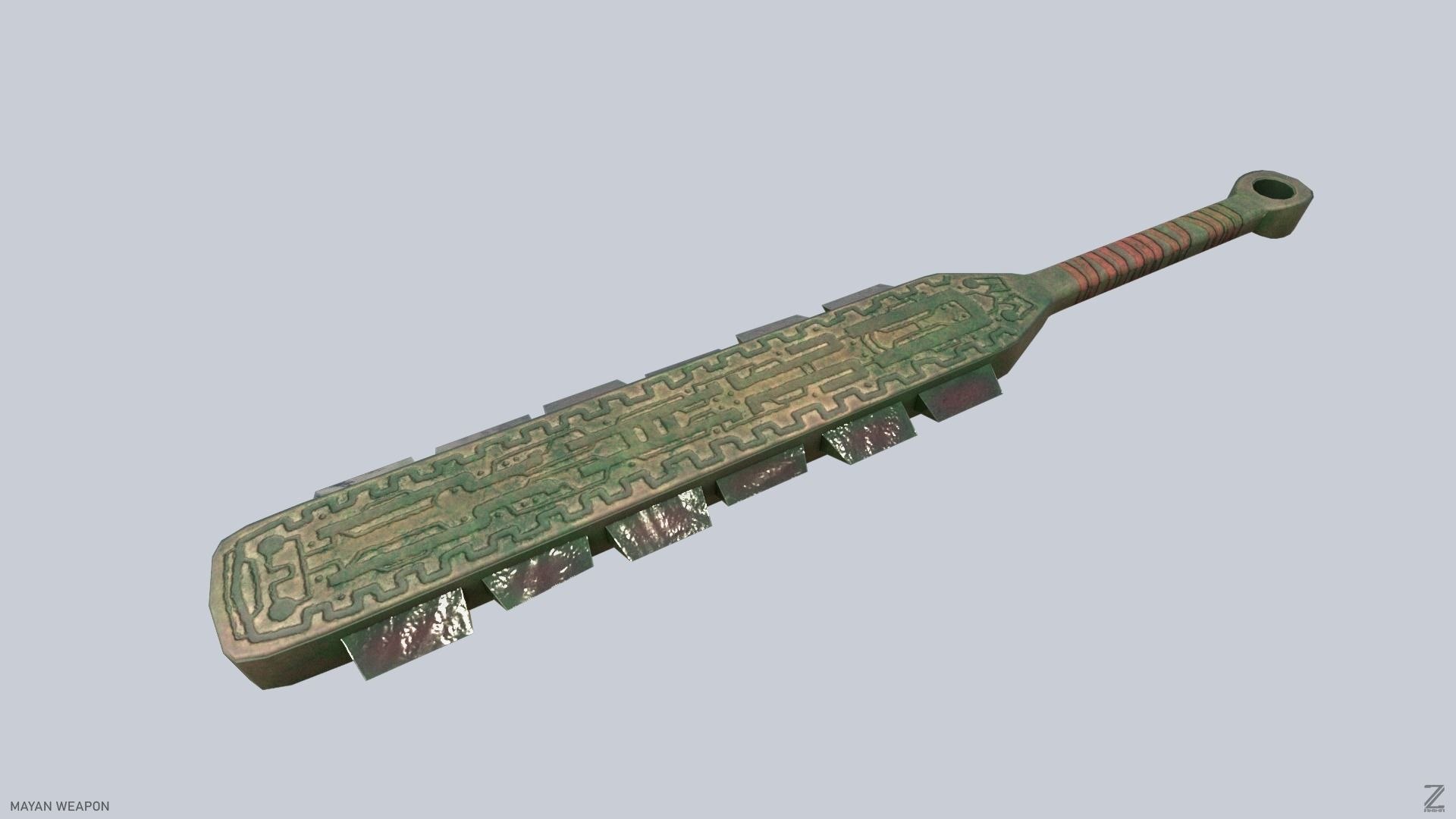 Mayan Weapon 3D Model - TurboSquid 2390728