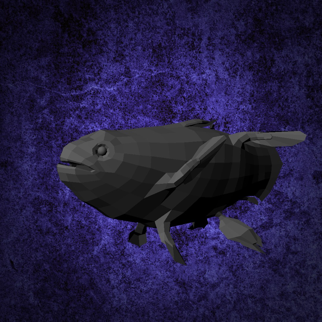 Coelacanth fish 3D model | 1142323 | TurboSquid