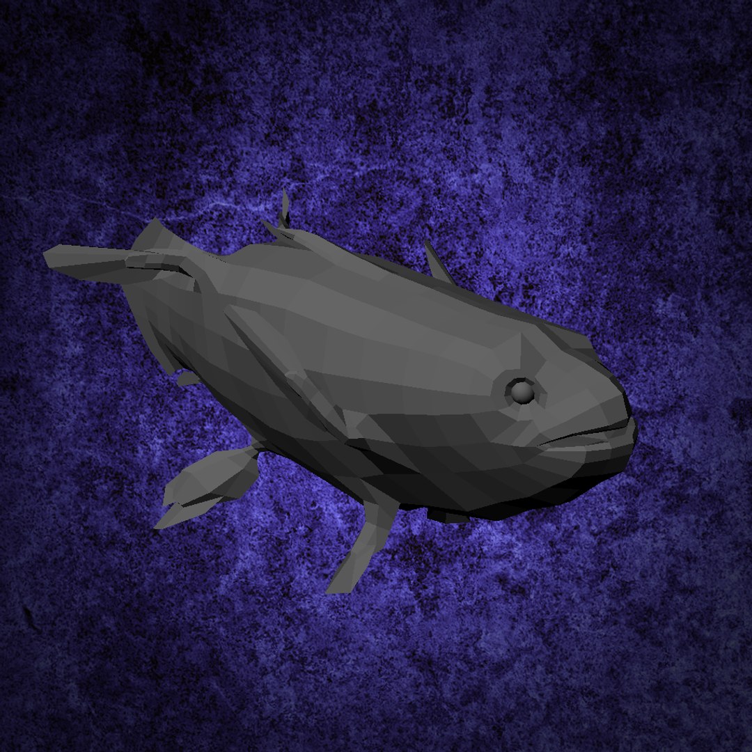 Coelacanth fish 3D model | 1142323 | TurboSquid