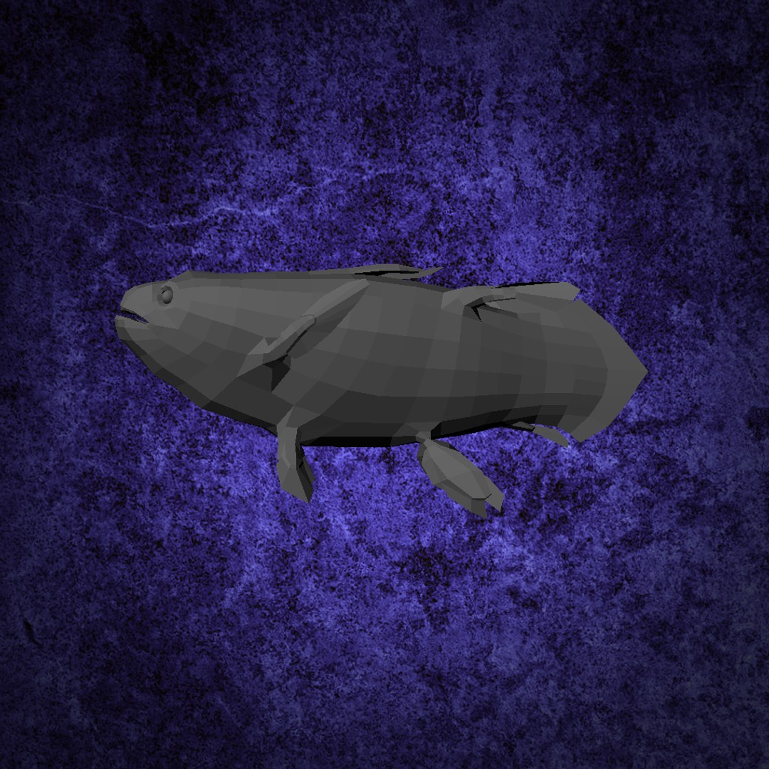 Coelacanth fish 3D model | 1142323 | TurboSquid