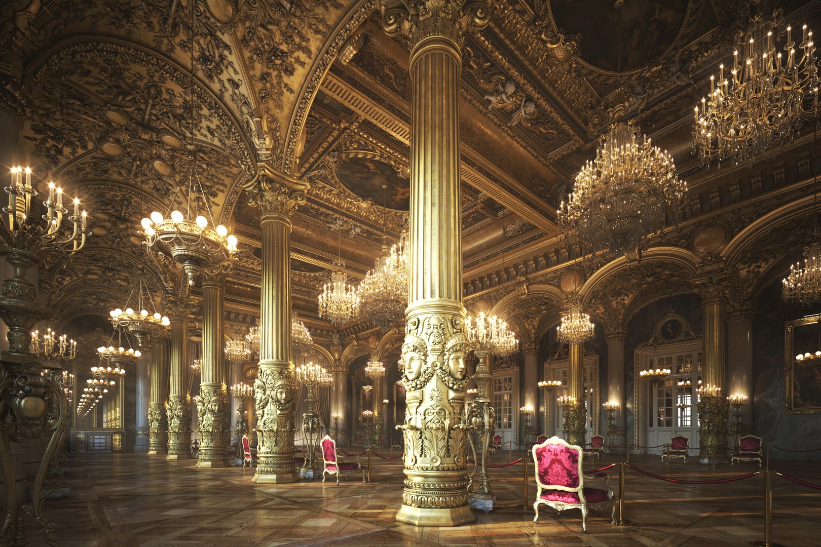 Classical Scene 3D Model - TurboSquid 1452873