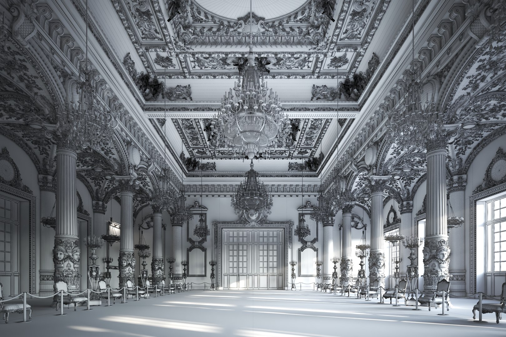 Classical Scene 3D Model - TurboSquid 1452873