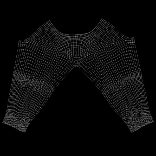 3D Black Leggings Pants - TurboSquid 1969973