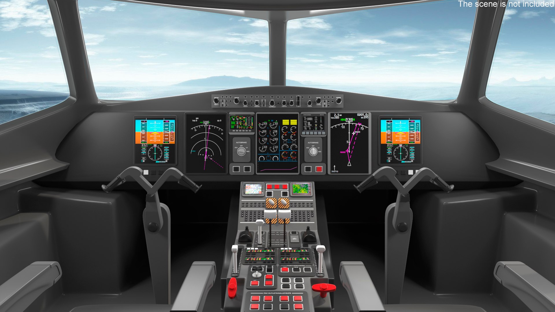 3D Airbus A320neo With Cabin And Cockpit - TurboSquid 2409956
