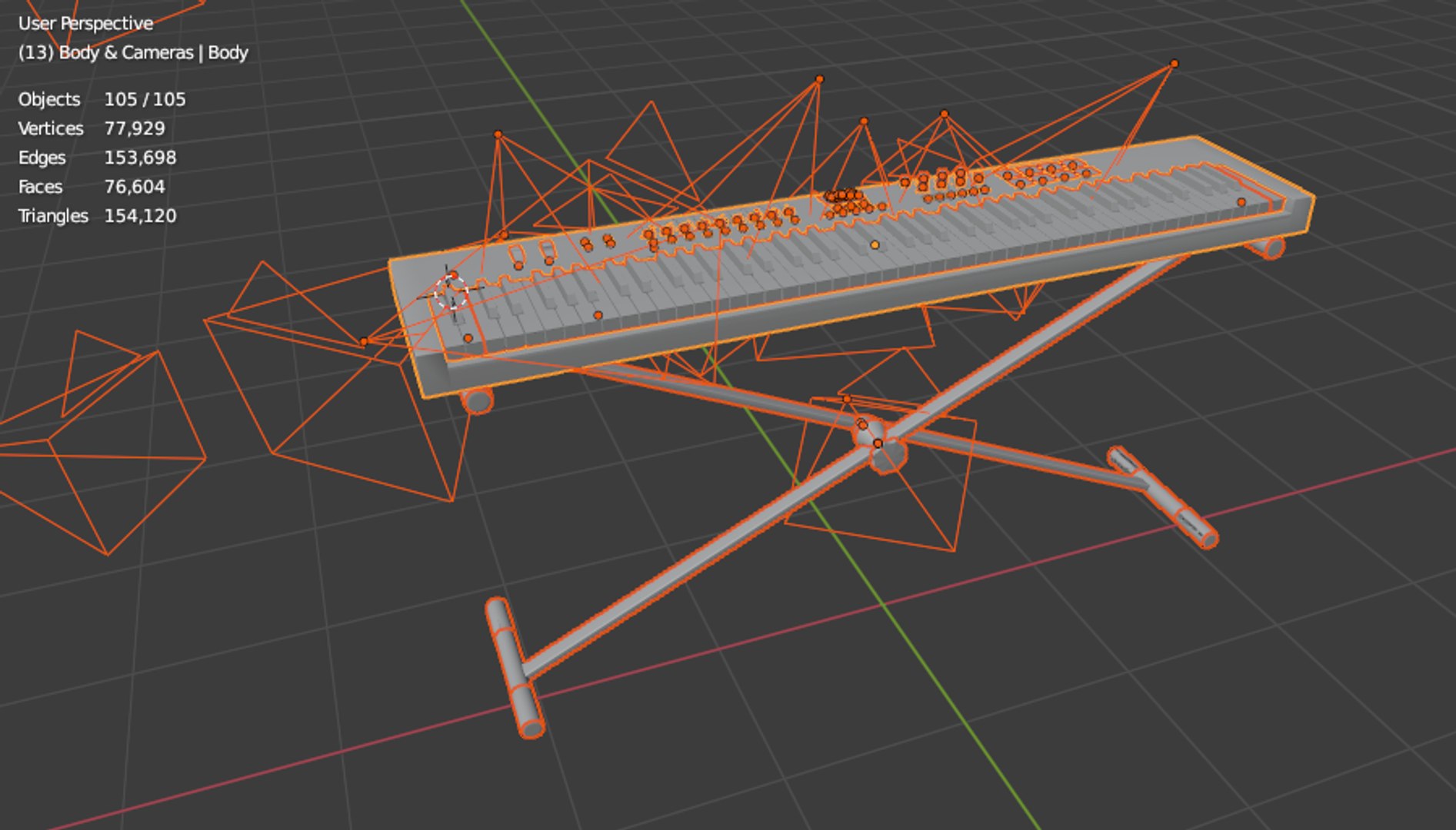 3D model 88 key midi keyboard - TurboSquid 1628141