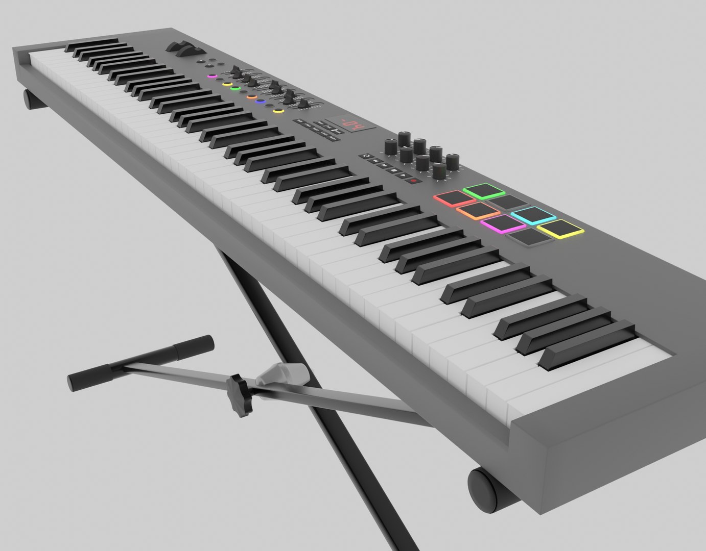 3D model 88 key midi keyboard - TurboSquid 1628141