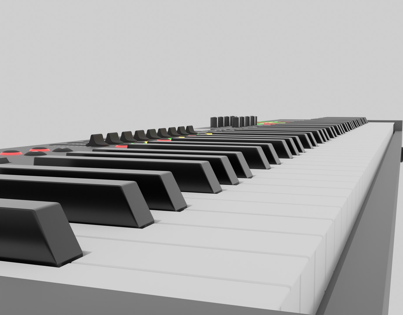 3D model 88 key midi keyboard - TurboSquid 1628141