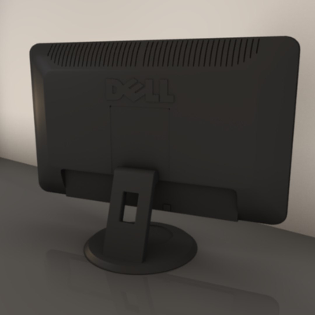 3d Model 24in Dell Monitor