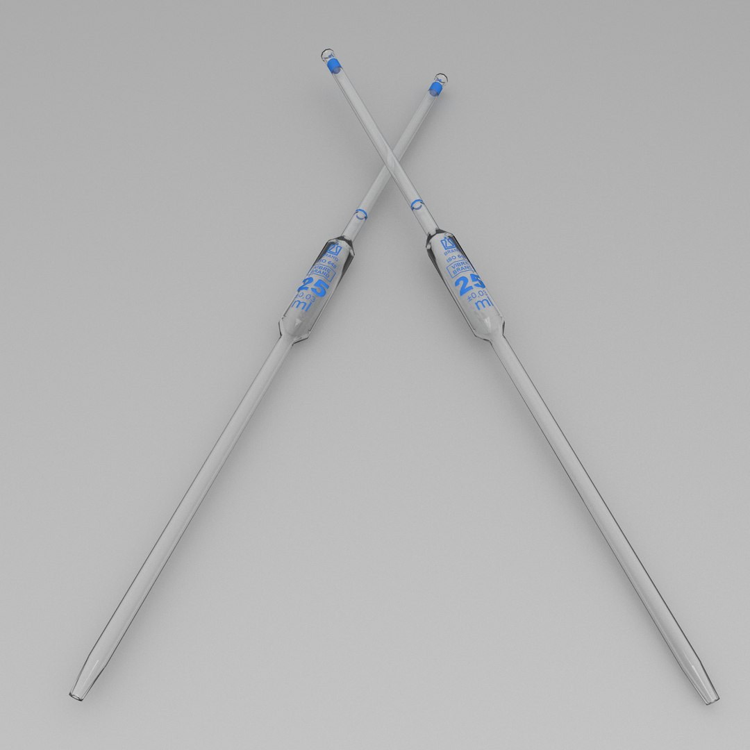 3D Model Low-poly Pipette - TurboSquid 1173048
