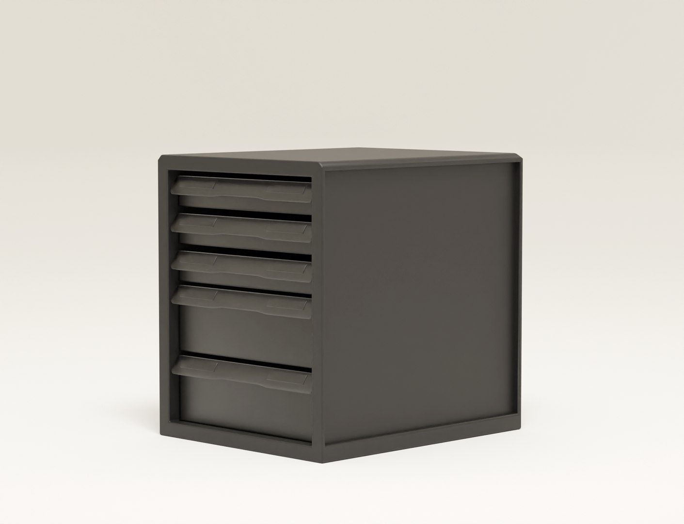 3D Low-Poly Desktop Drawer Sorter Model - TurboSquid 2089967