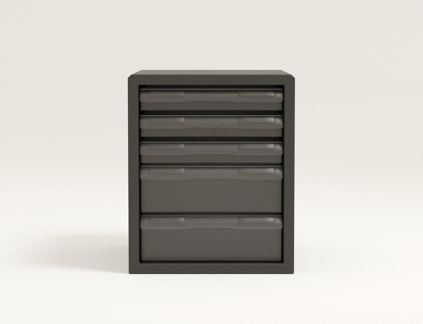 3D Low-Poly Desktop Drawer Sorter Model - TurboSquid 2089967