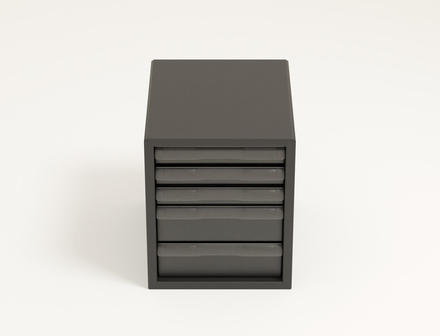 3D Low-Poly Desktop Drawer Sorter Model - TurboSquid 2089967