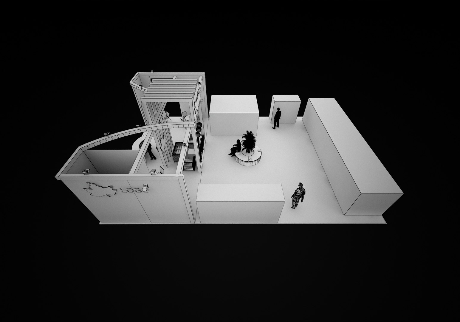 Exhibition Stand 3D - TurboSquid 2071094