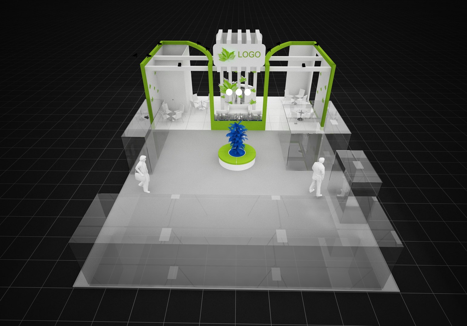 Exhibition Stand 3D - TurboSquid 2071094