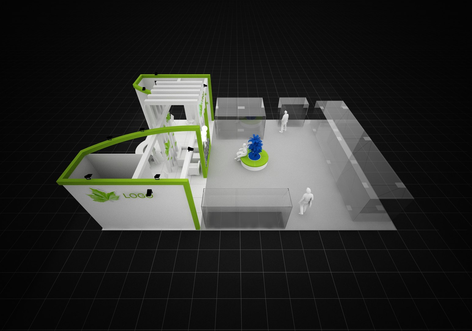 Exhibition Stand 3D - TurboSquid 2071094