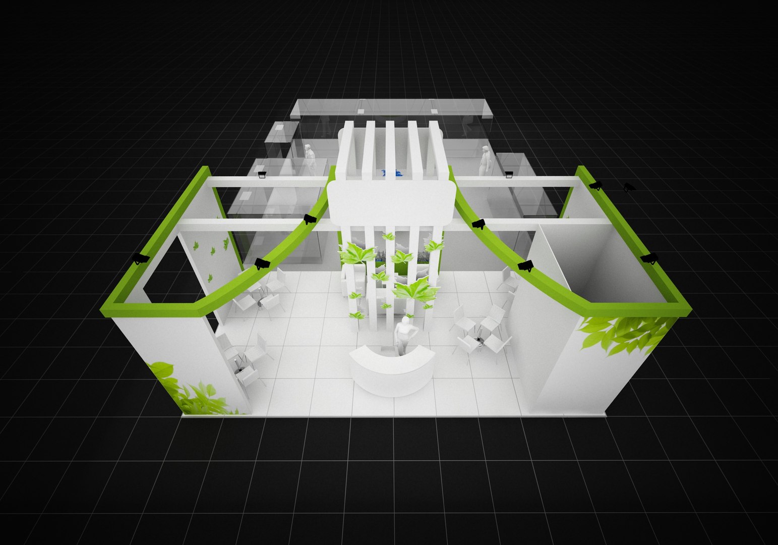 Exhibition Stand 3D - TurboSquid 2071094