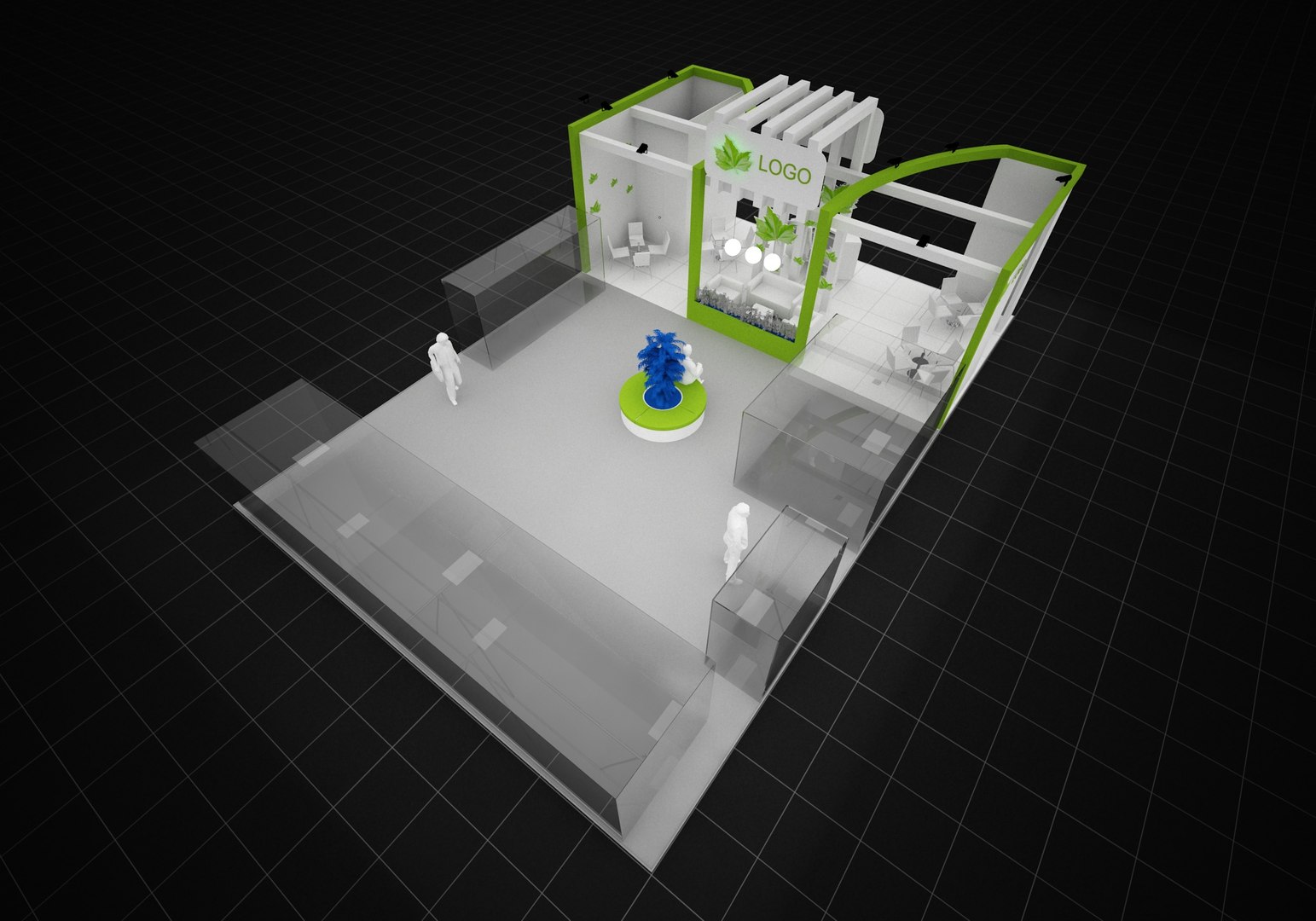 Exhibition Stand 3D - TurboSquid 2071094