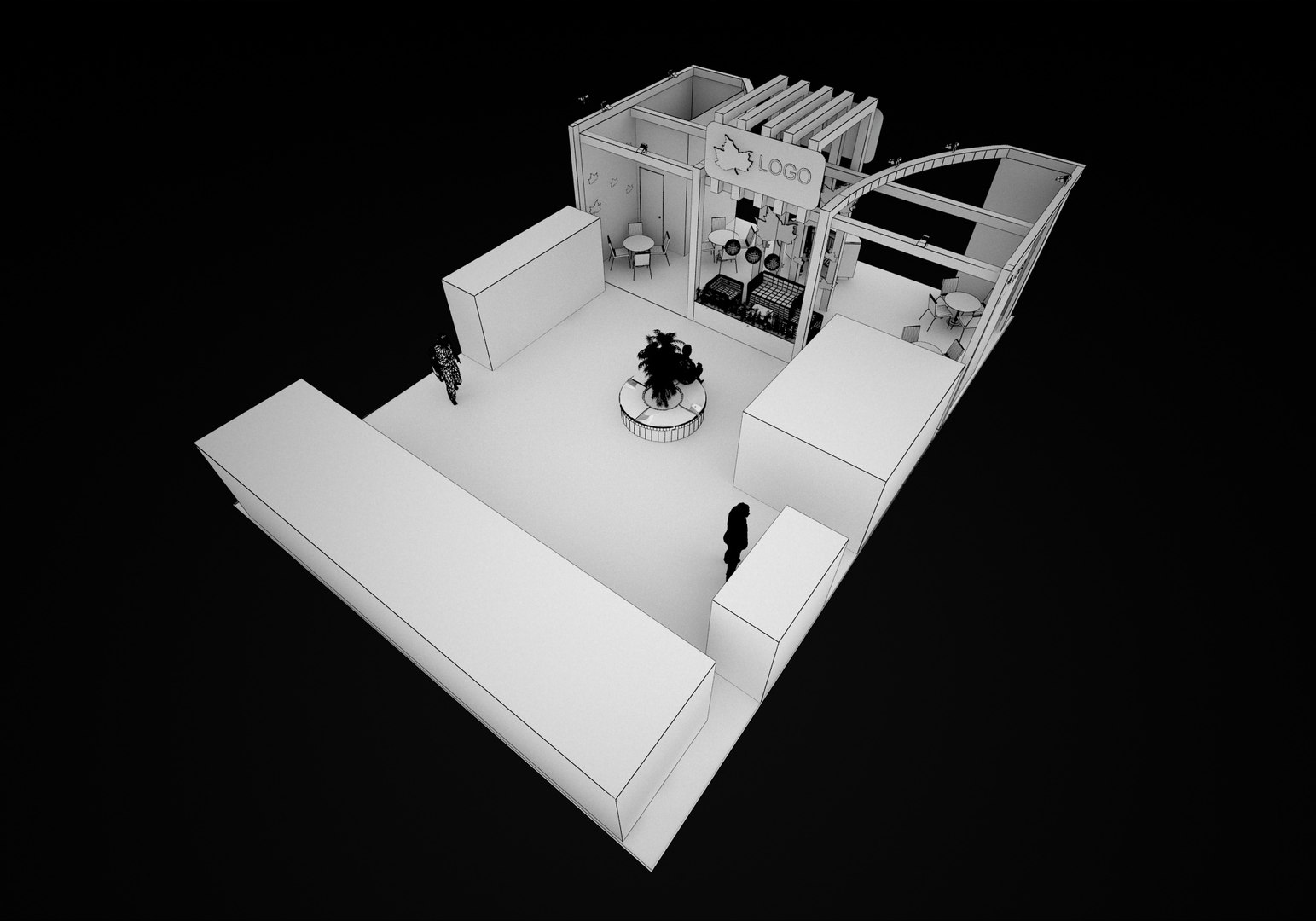 Exhibition Stand 3D - TurboSquid 2071094