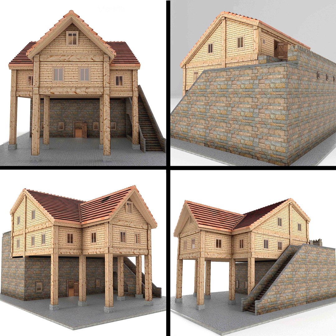 3D farm hut model - TurboSquid 1242381
