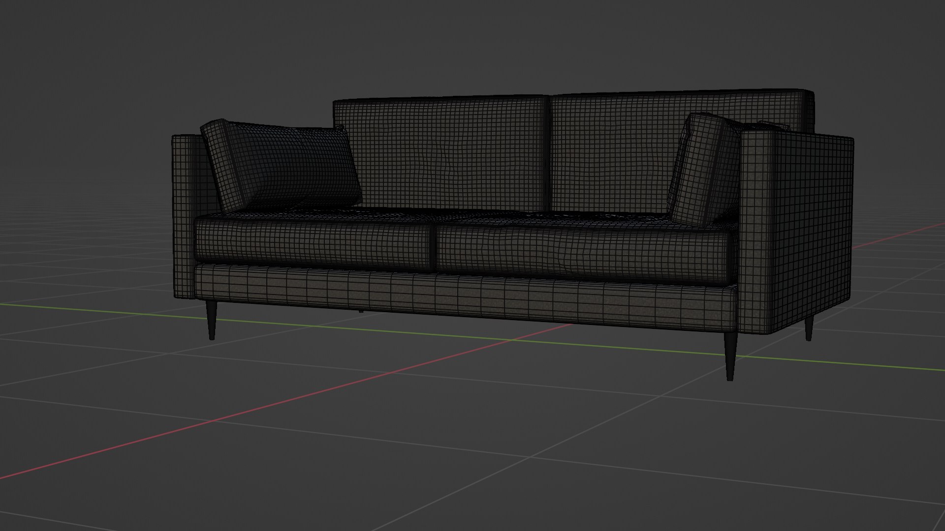 3D Modern Sofa Model - TurboSquid 2329508