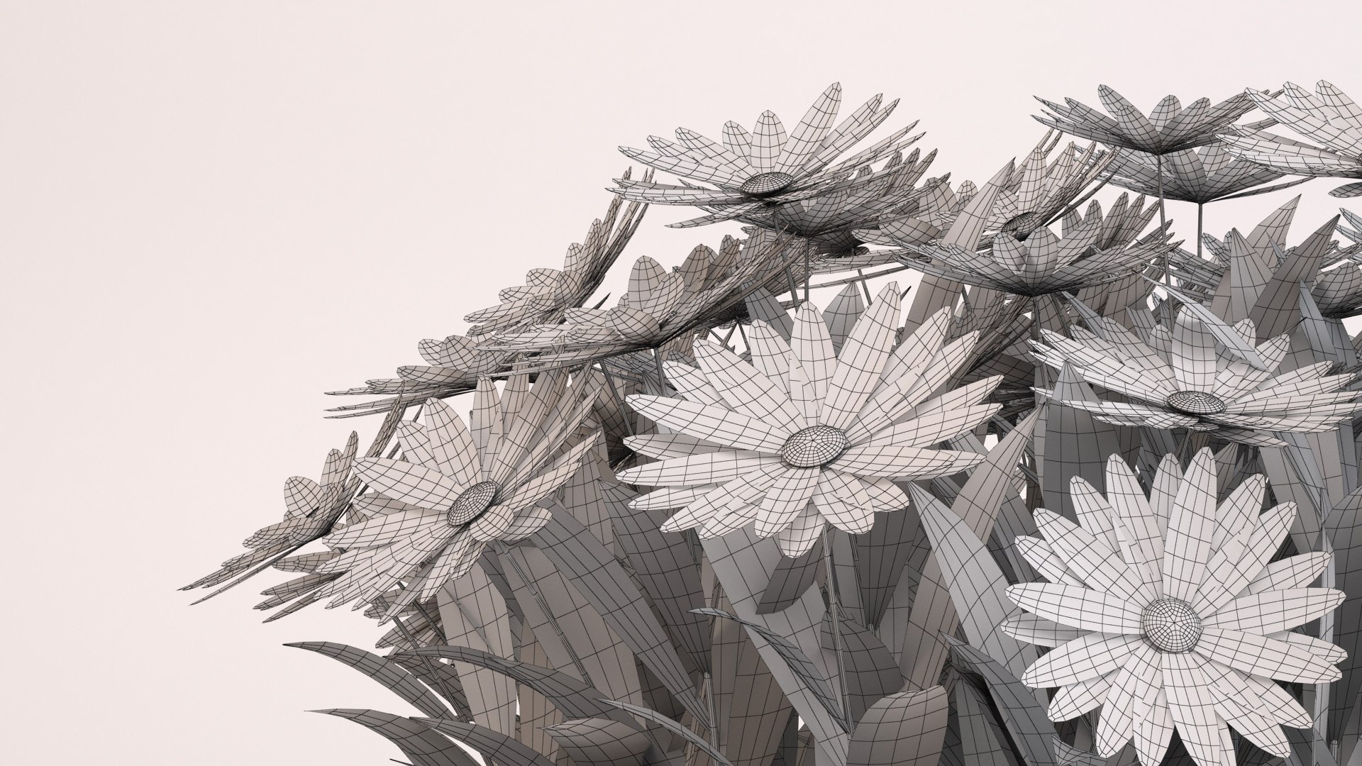 3D daisy flowers model - TurboSquid 1466378