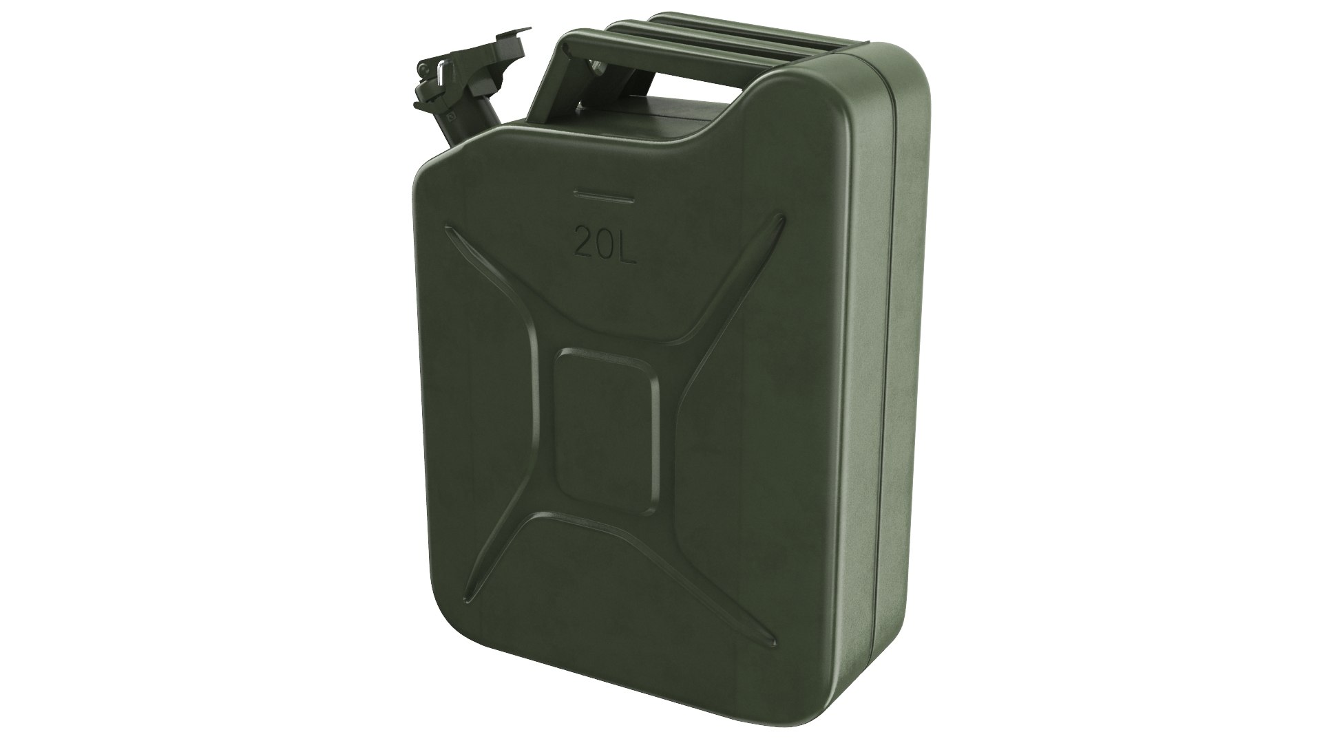 3D Green Fuel Can - TurboSquid 1816036