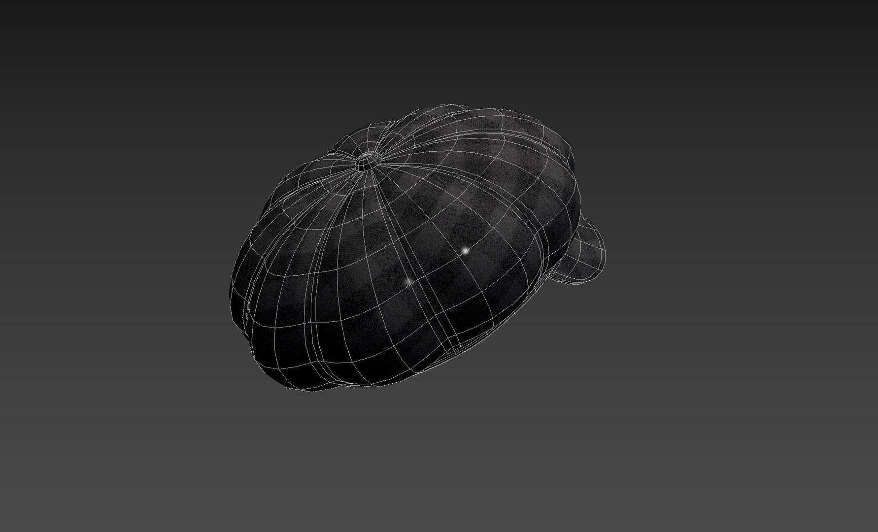 Newsboy Cap 3D model - TurboSquid 1817428