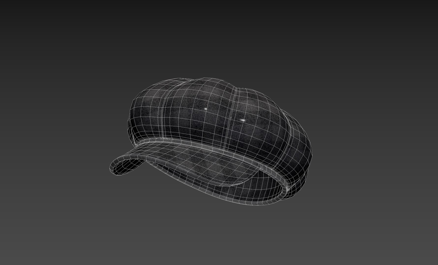 Newsboy Cap 3D Model - TurboSquid 1817428
