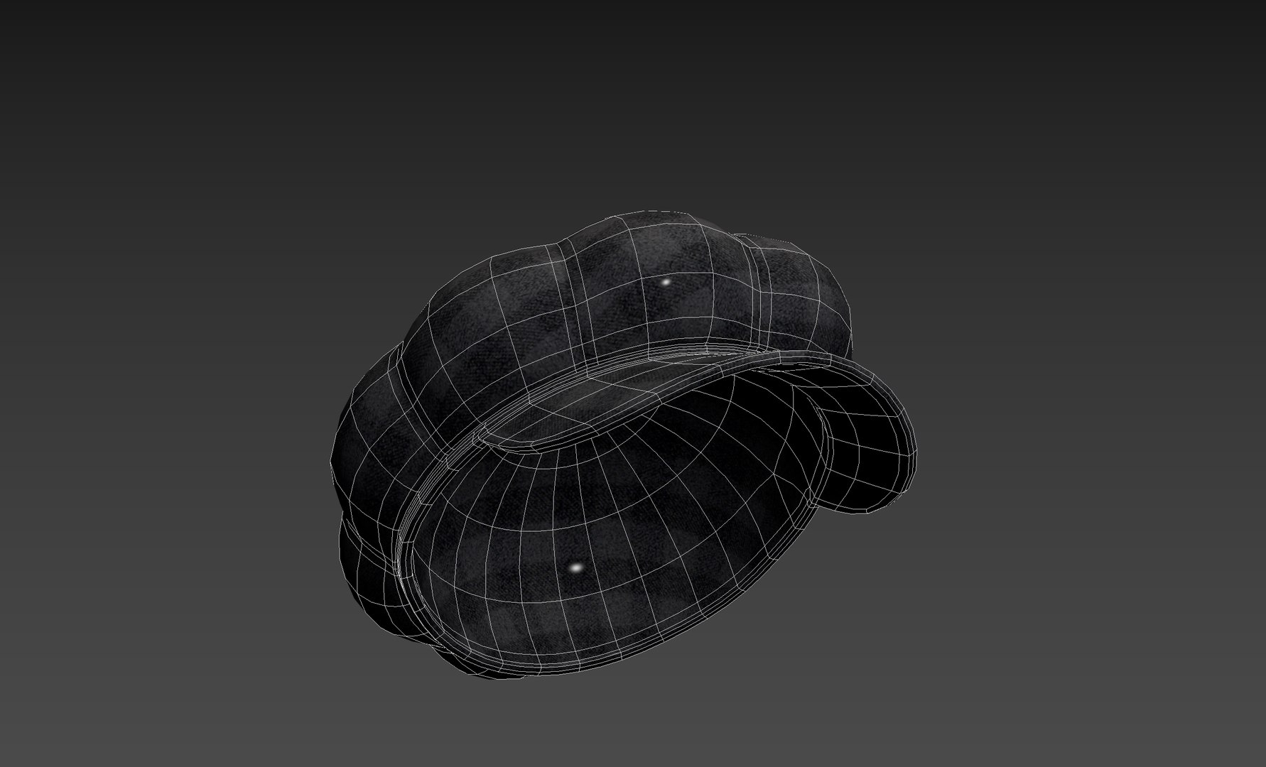 Newsboy Cap 3D Model - TurboSquid 1817428