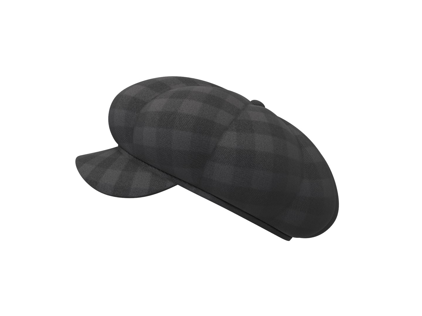 Newsboy Cap 3D Model - TurboSquid 1817428