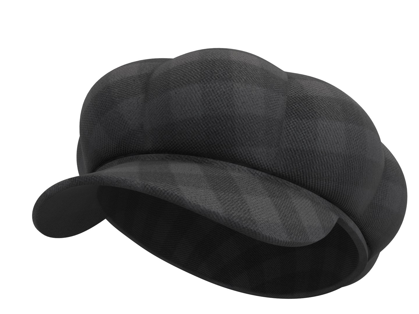 Newsboy Cap 3D Model - TurboSquid 1817428