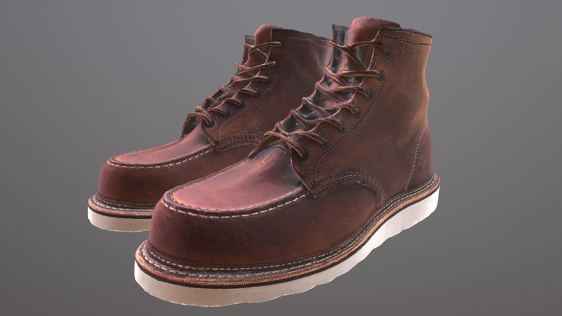 RED WINGS SHOES low-poly PBR 3D model - TurboSquid 1888992