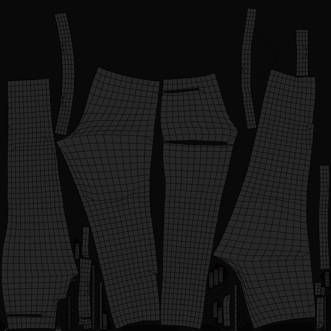 Pants 219 - All MH Bodies UE5 Skeletons - Rigged 3D Model - TurboSquid ...