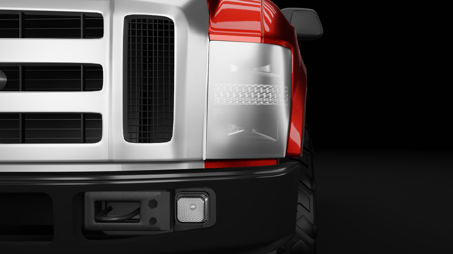 3D Ford F-250 2009 With Speaker - Blender Model - TurboSquid 1745031