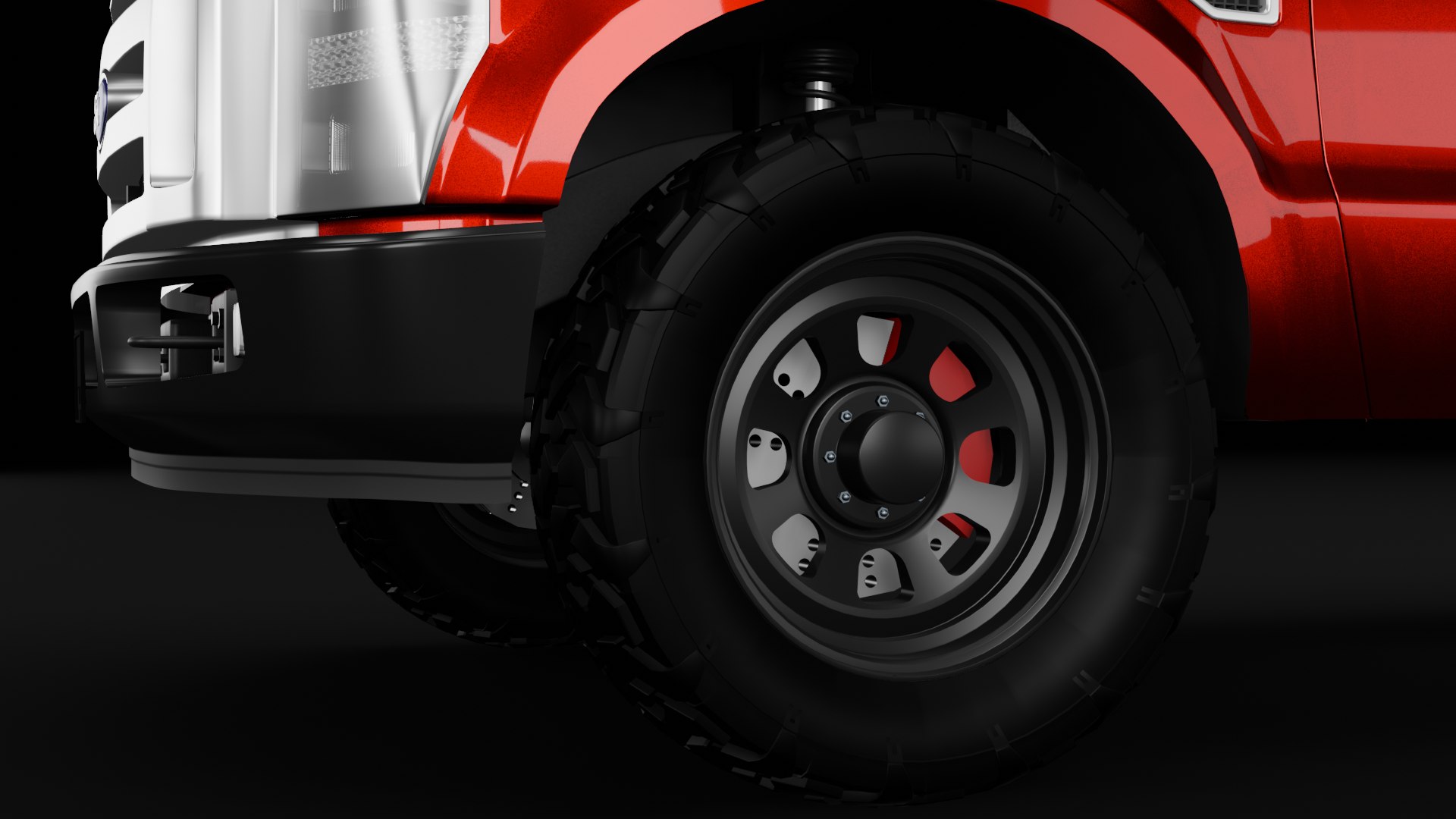 3D Ford F-250 2009 With Speaker - Blender Model - TurboSquid 1745031