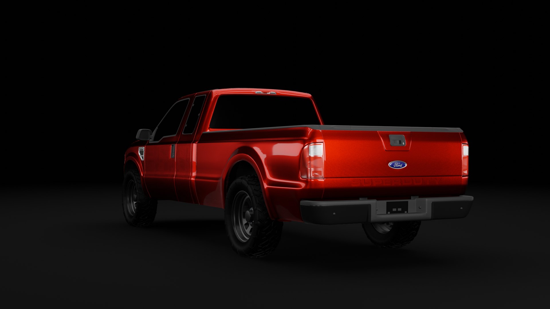 3D Ford F-250 2009 With Speaker - Blender Model - TurboSquid 1745031