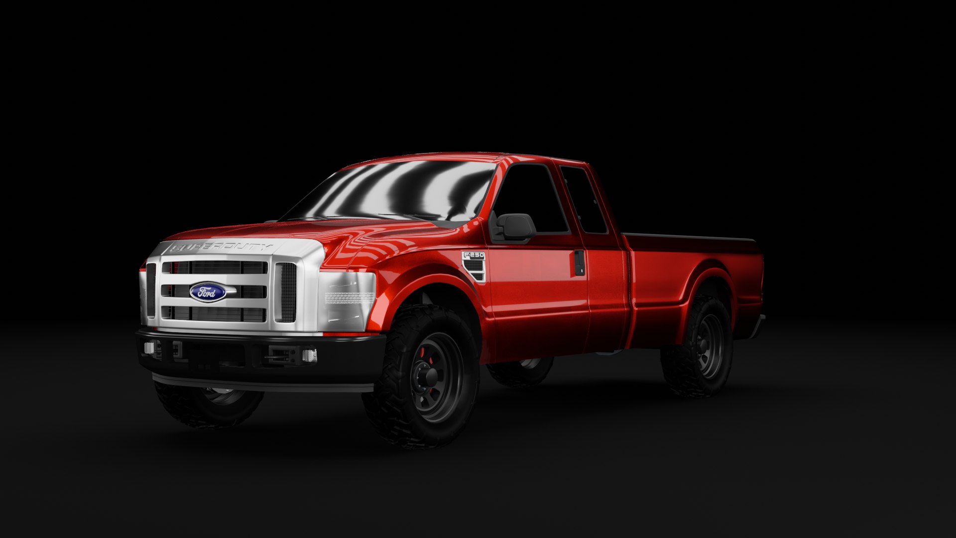 3D Ford F-250 2009 With Speaker - Blender Model - TurboSquid 1745031
