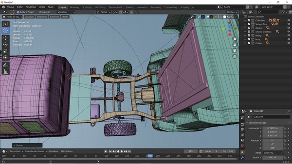 modelo 3d Ford F-250 2009 con altavoz - blender 3d - TurboSquid 1745031